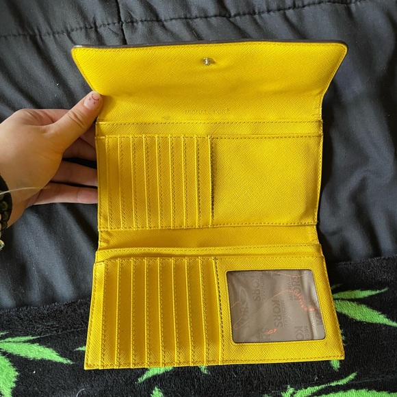 Michael Kors | Bags | Yellow Michael Kors Wallet | Poshmark